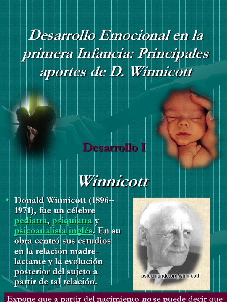 Desarrollo Emocional en la primera Infancia: Principales aportes de D ...
