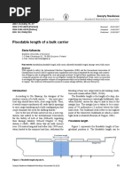 Floodable and Permissible Lengths in Ships | PDF | Ships | Heavy Industry