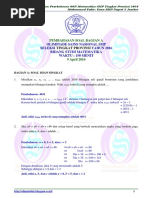 Pembahasan OSK Matematika SMP 2022 | PDF | Metode & Bahan Ajar