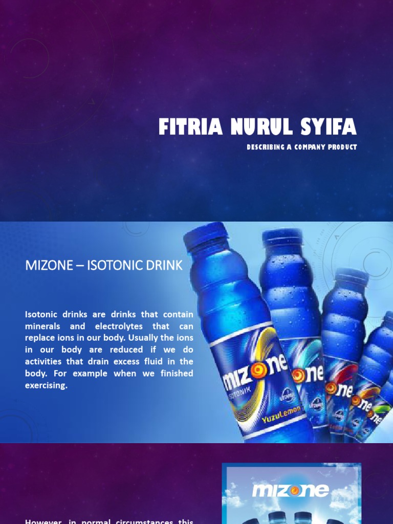 Mizone Isotonic Drink Benefits & Flavors | PDF | Self-Improvement ...