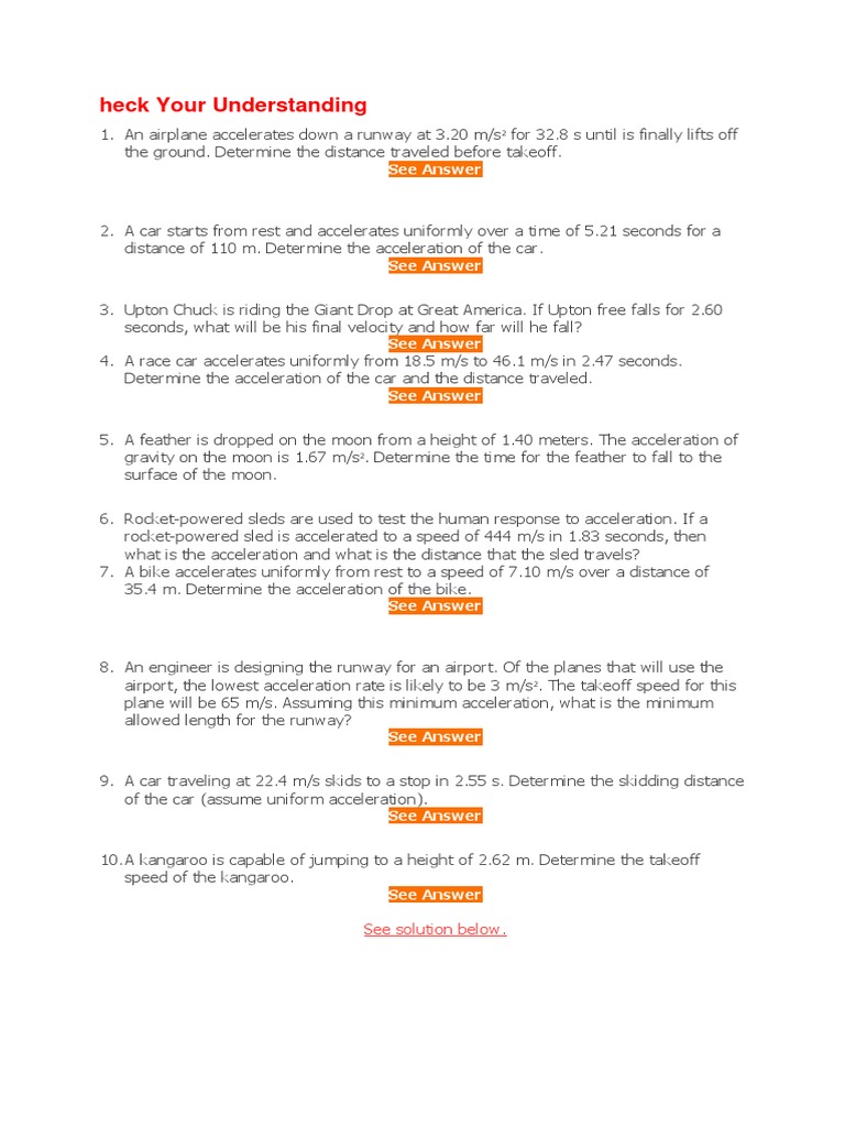 Acceleration Grade 9 | PDF | Bullet | Acceleration