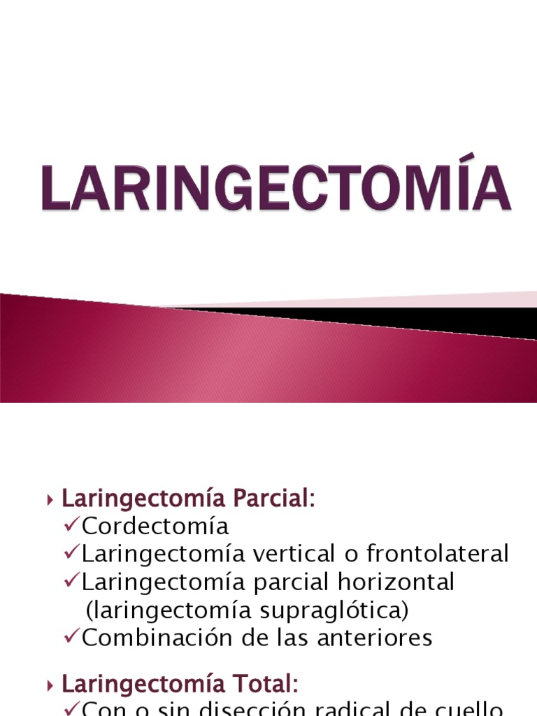 Laringectomía PDF | PDF | Anatomia animal | Anatomía humana