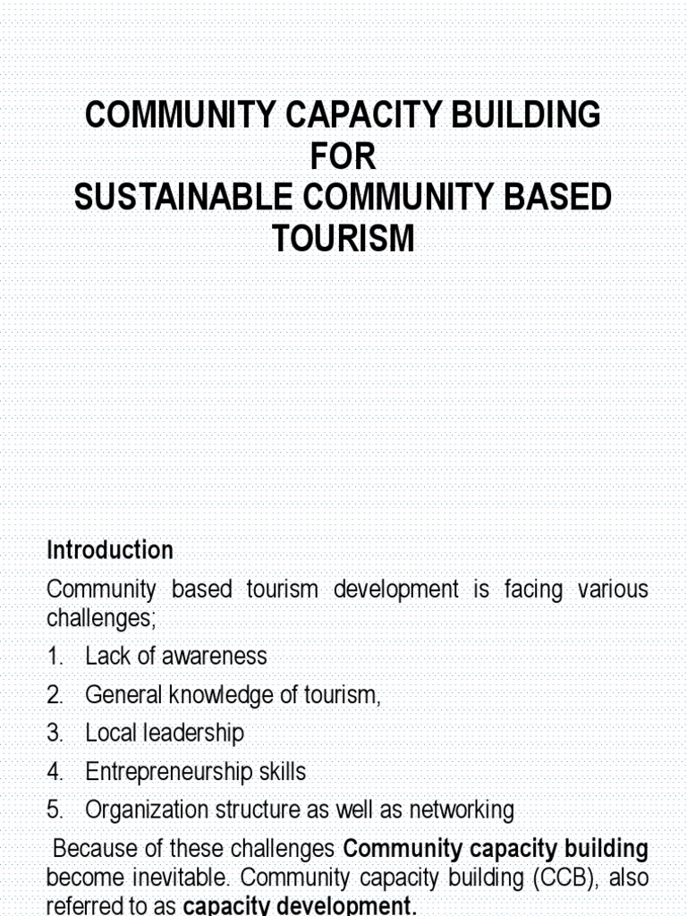 Community Capacity Building | PDF | Capacity Building | Community