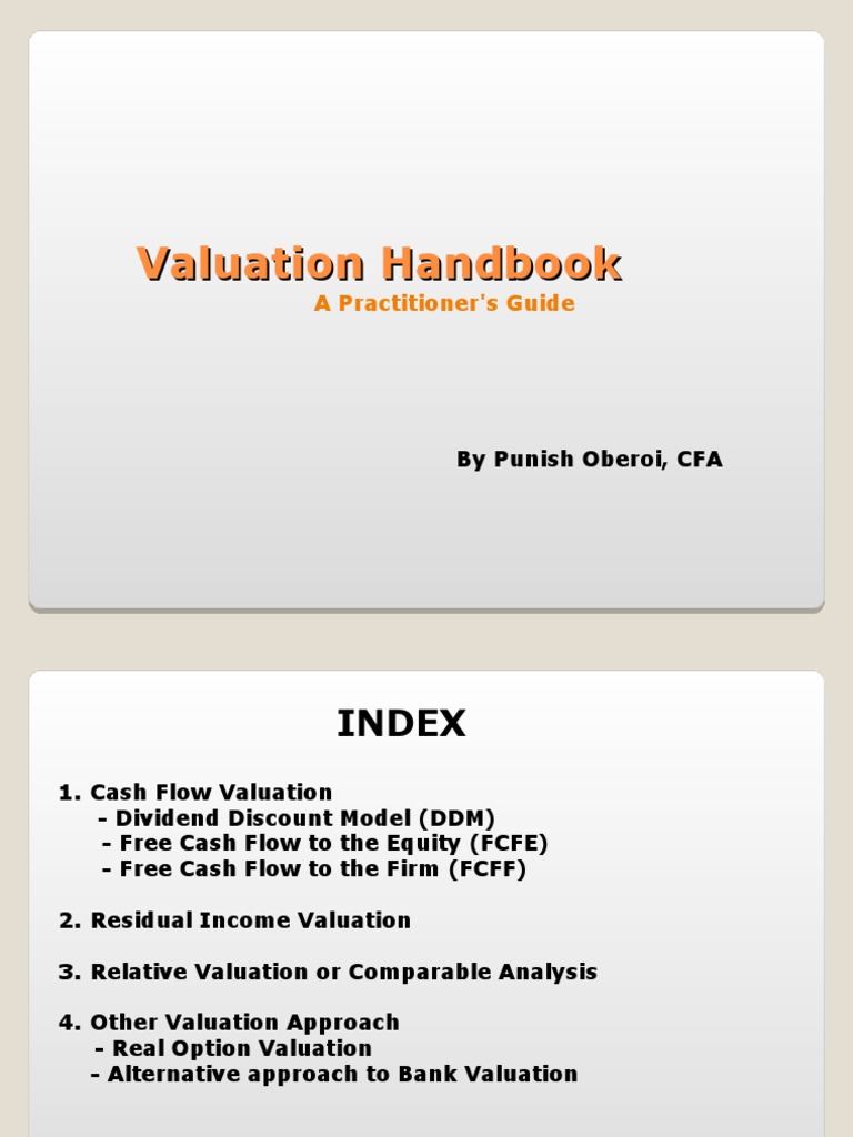A Comprehensive Guide to Valuation Methods: Discounted Cash Flow ...