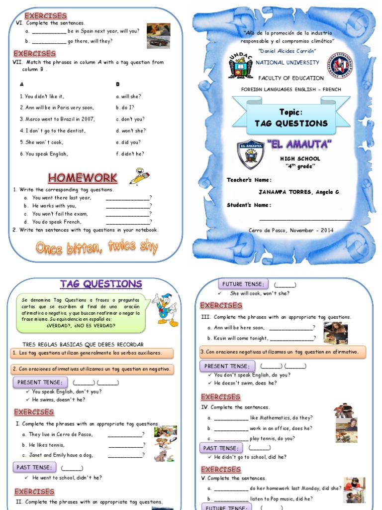 Topic: Tag Questions: "Daniel Alcides Carrión" National University ...