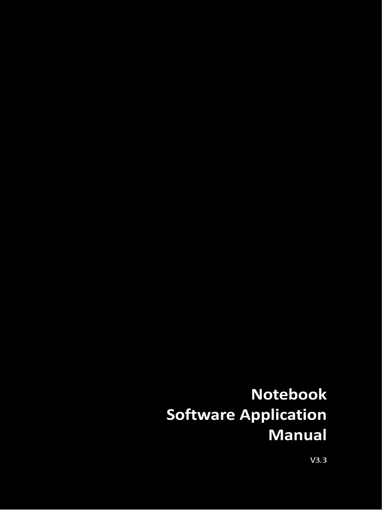 Notebook SWmanual v3.3 PDF | PDF | Computer Keyboard | Microphone