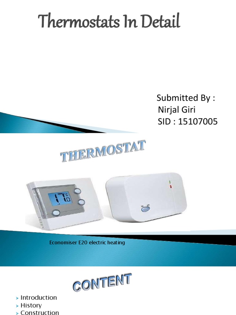 Thermostat In Detail Pdf Thermostat Transport Phenomena