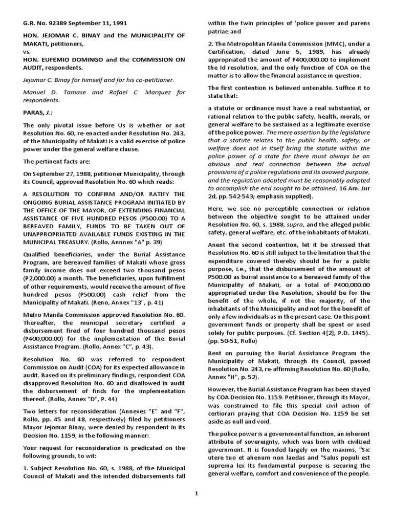 Police Power | PDF | Tax Deduction | Taxes