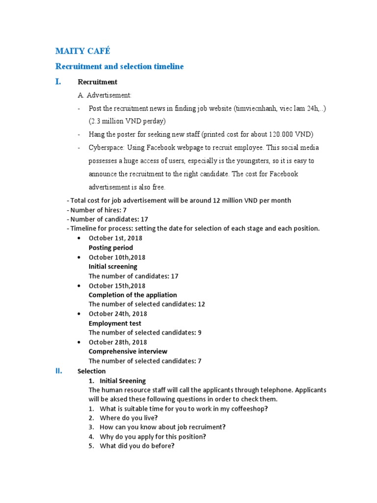 BUS 351 Final Project | PDF | Recruitment | Employment