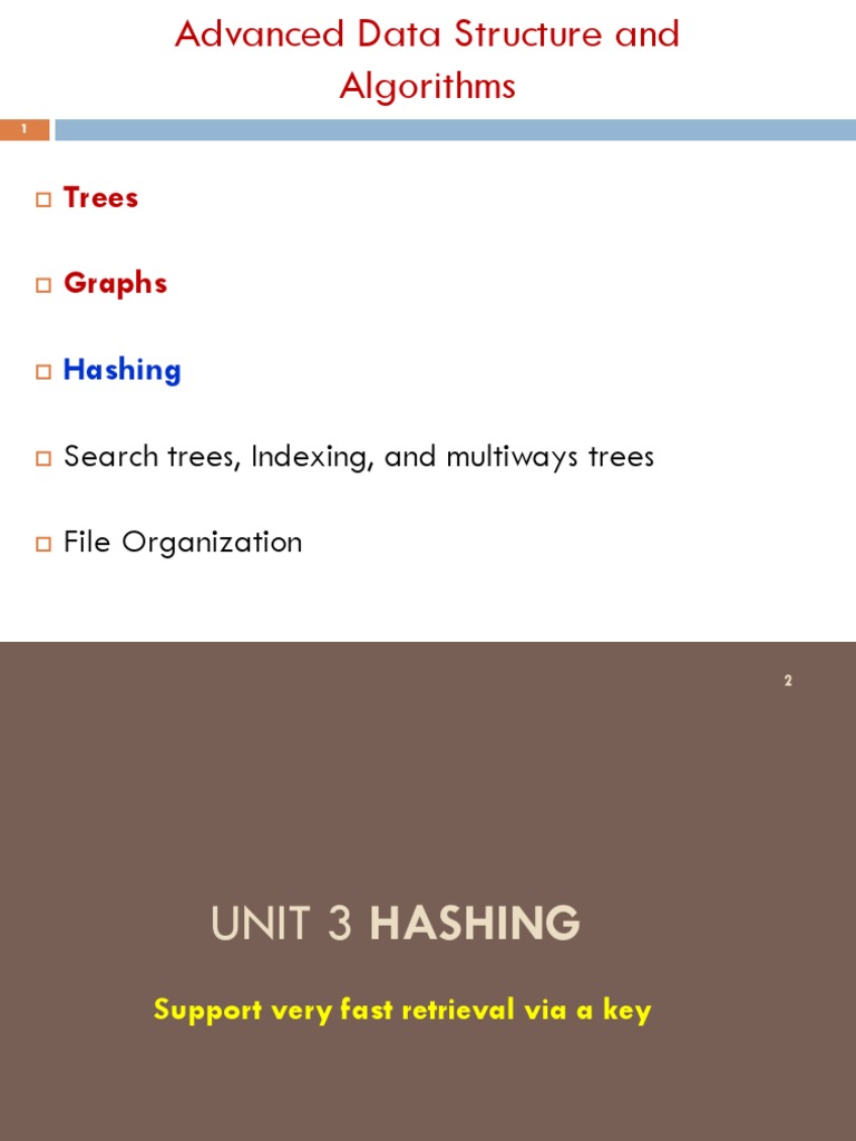 Hashing Pdf Array Data Structure Database Index 