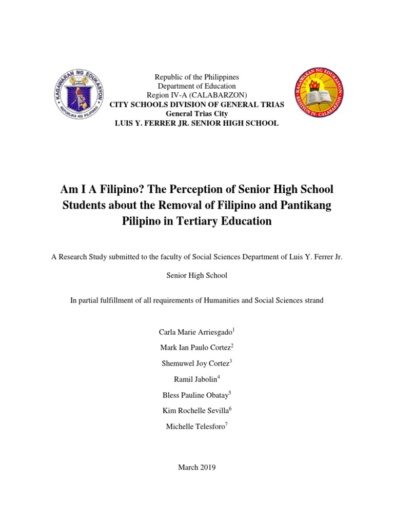 FINAL PAPER Research | PDF | Curriculum | Philippines