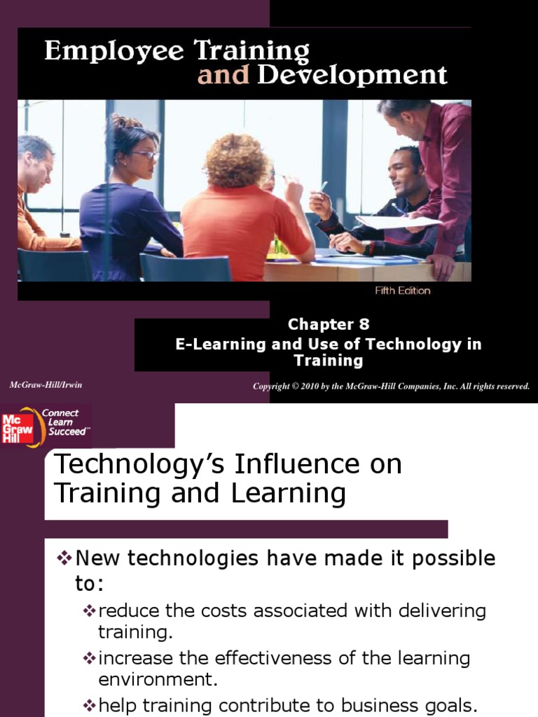 E-Learning and Use of Technology in Training: Mcgraw-Hill/Irwin | PDF ...