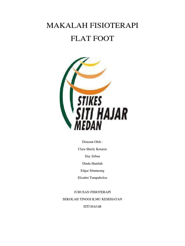 Contoh Flat Foot dan Penanganannya | PDF