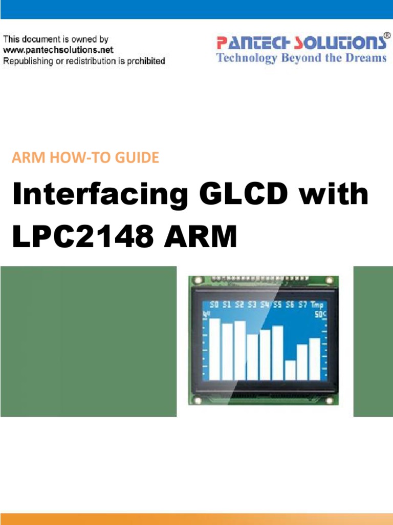 Interfacing GLCD With LPC2148 ARM: Arm How-To Guide | PDF | Dynamic Random Access Memory | Arm ...