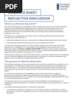 NMC Reflective Discussion Form Template | PDF