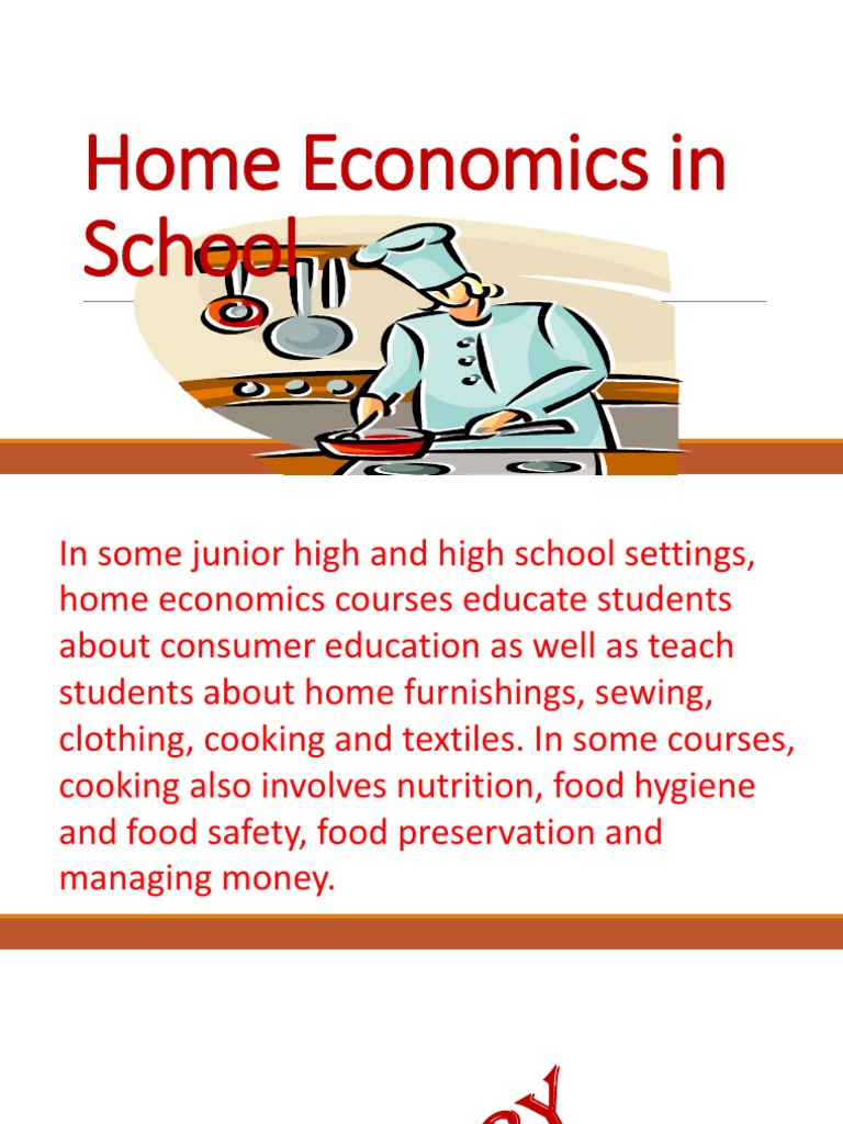 Home Economics in School | PDF | Home Economics | Sewing