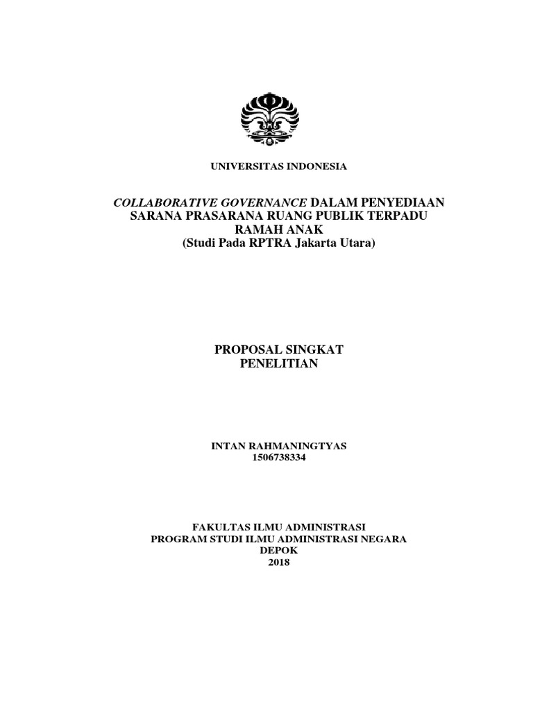 Proposal PTSP CONTOH | PDF