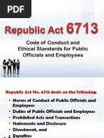 Public Service Code of Conduct Overview | PDF | Employment | Government