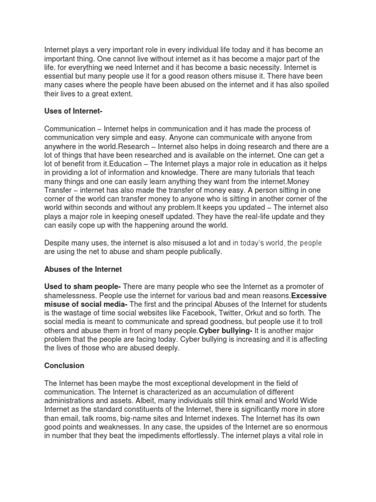 Uses of Internet | PDF | Social Media | Popular Culture & Media Studies