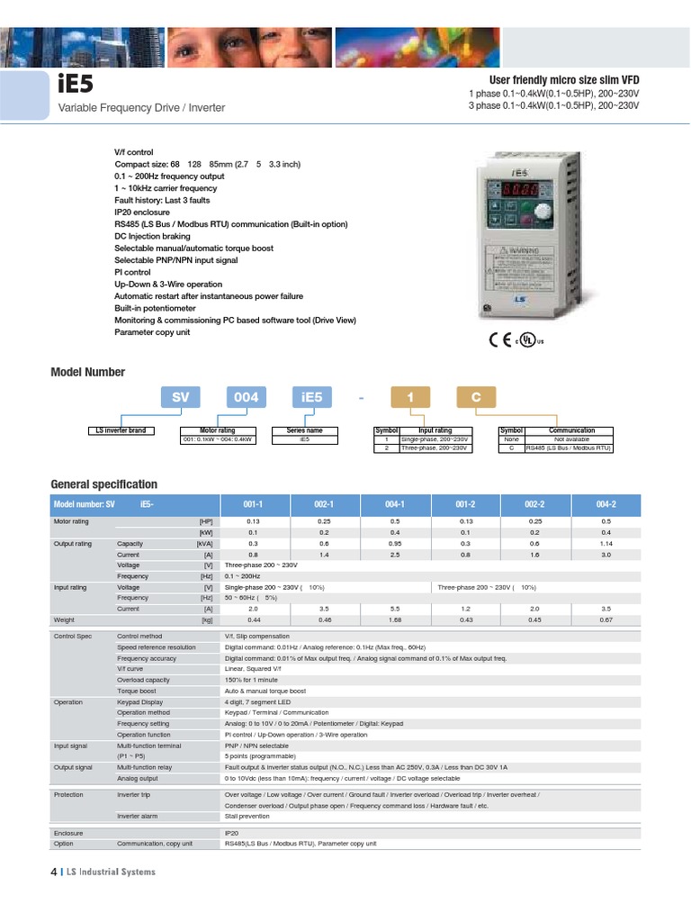Ie5 Datasheet | PDF | Power Inverter | Electrical Engineering