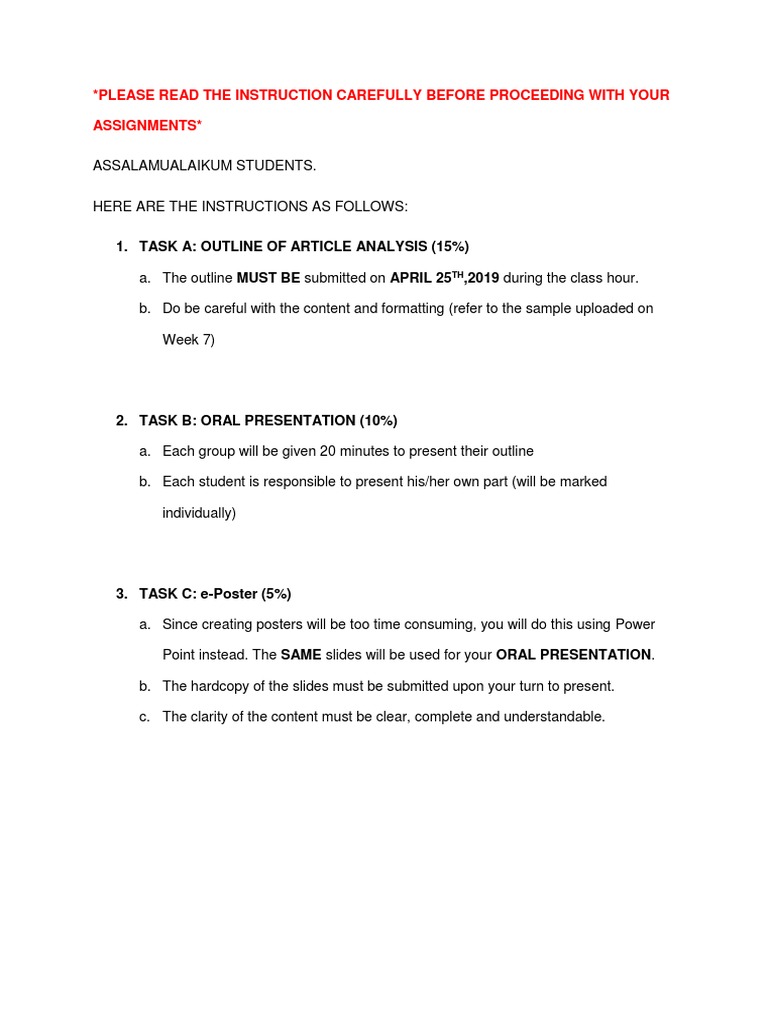 Assessment 2 Instructions | PDF | Career & Growth | Art