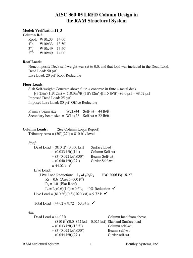 Structural Column Design Guide | PDF | Beam (Structure) | Column