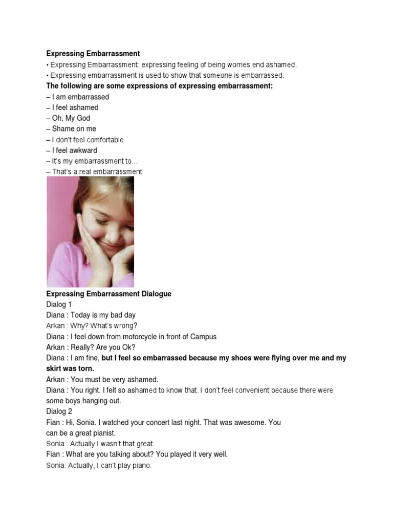 Expressing Embarrassment | PDF | Anger | Emotions