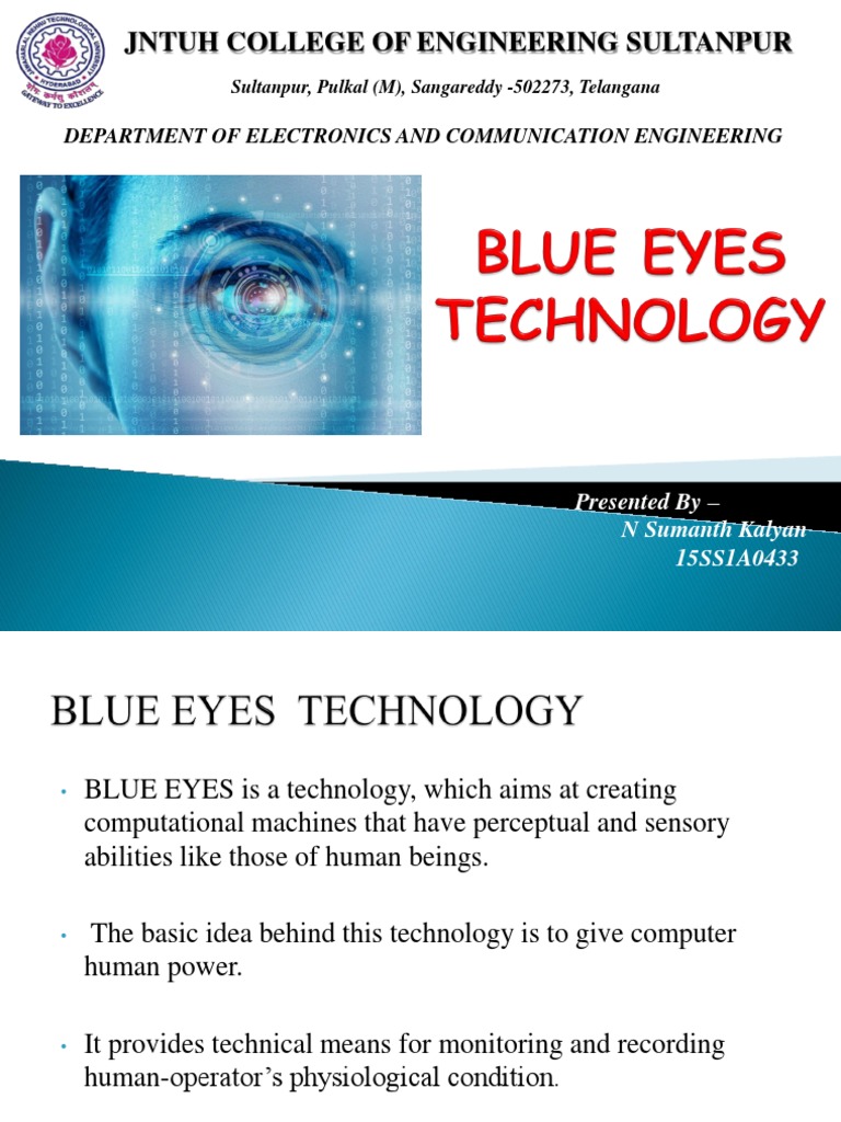 Blue Eyes Technology Overview | PDF | Microcontroller | Perception