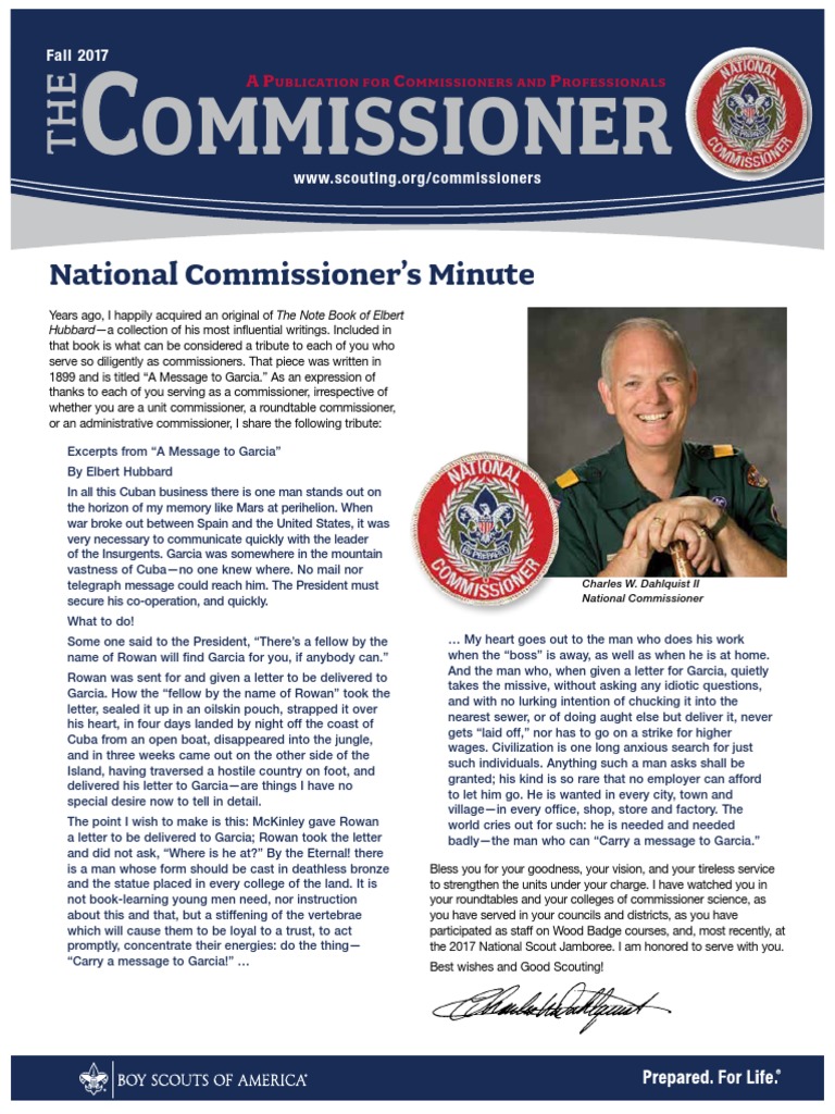 Commissioner Service Insights | PDF | Boy Scouts Of America | Scouting