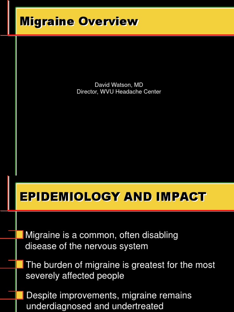 5 25 17 Migraines PowerPoint | PDF | Headache | Migraine