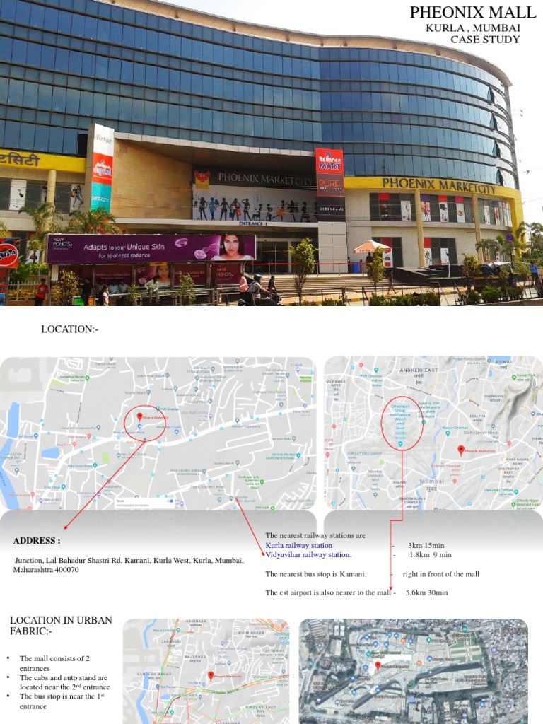 Pheonix Mall Case Study | PDF | Shopping Mall | Parking