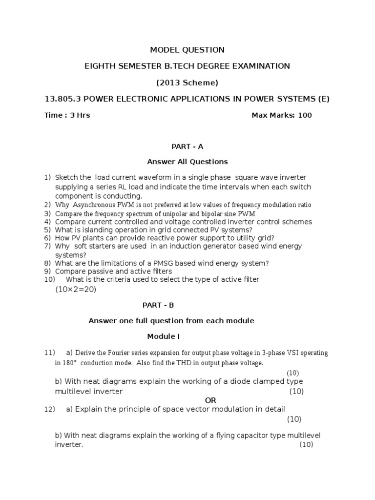 Powereledtronicapplications in Power System | PDF | Power Inverter | Force