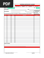 Formato de Nota de Salida de Almacén | PDF