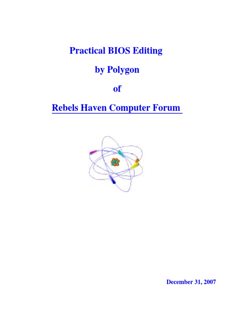 Practical BIOS Editing PDF | PDF | Bios | Booting