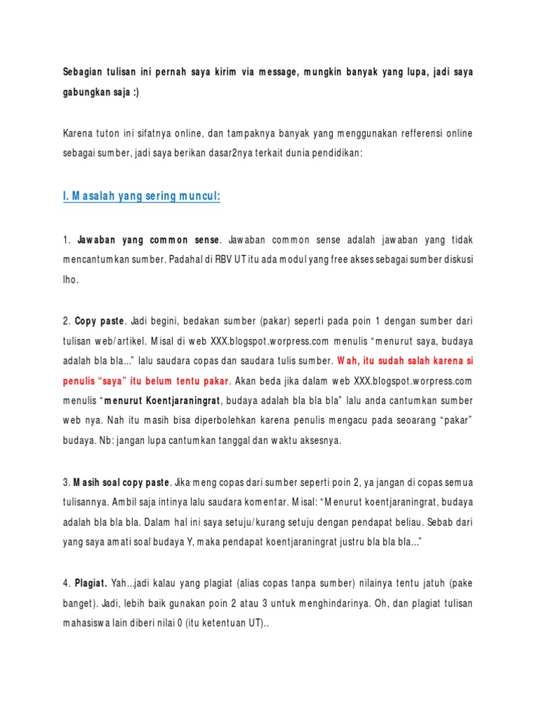 Cara Menulis Sumber Online | PDF