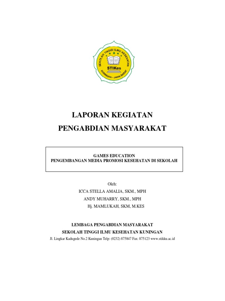 Laporan Pengabdian Masyarakat | PDF