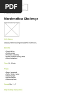 The Marshmallow Challenge | PDF
