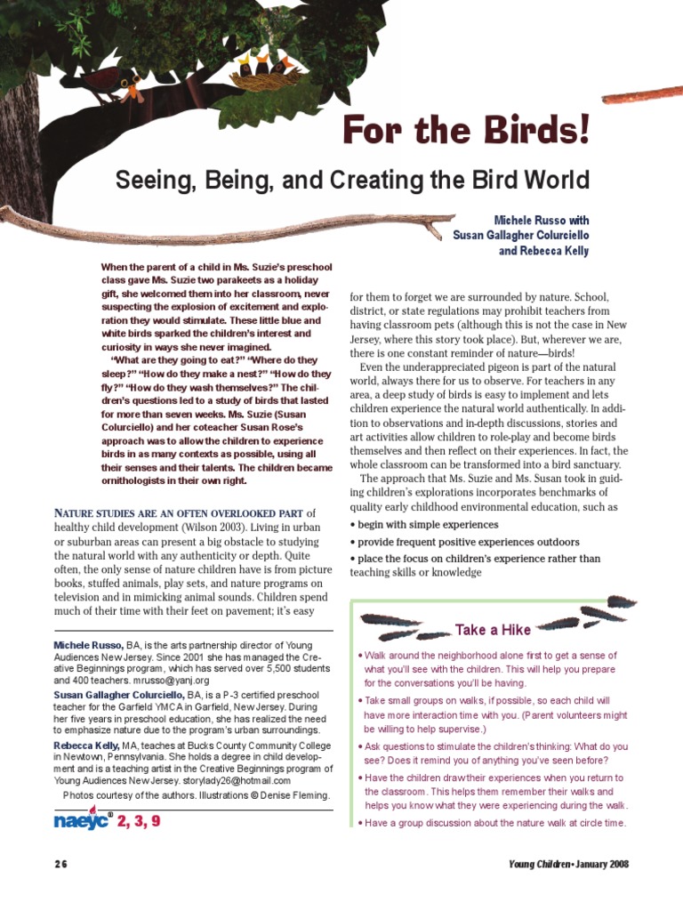 For The Birds | PDF | Birds | Storytelling