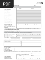 Telegraphic Transfer Application Form | PDF | Banks | Debit Card