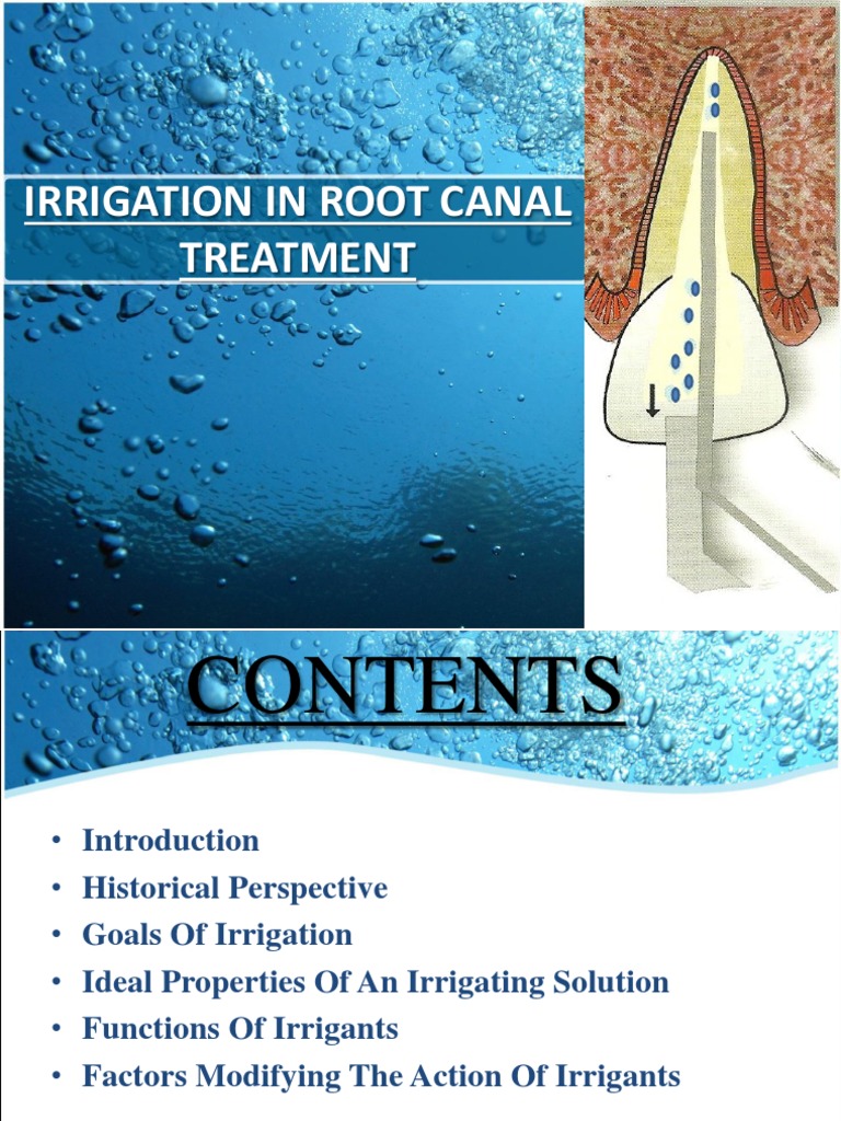 Irrigation in Endodontics | PDF | Hydrogen Peroxide ...