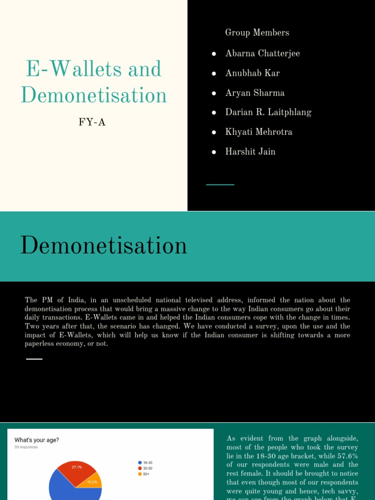 E-Wallets & Demonetisation | PDF | Financial Technology | Finance & Money Management