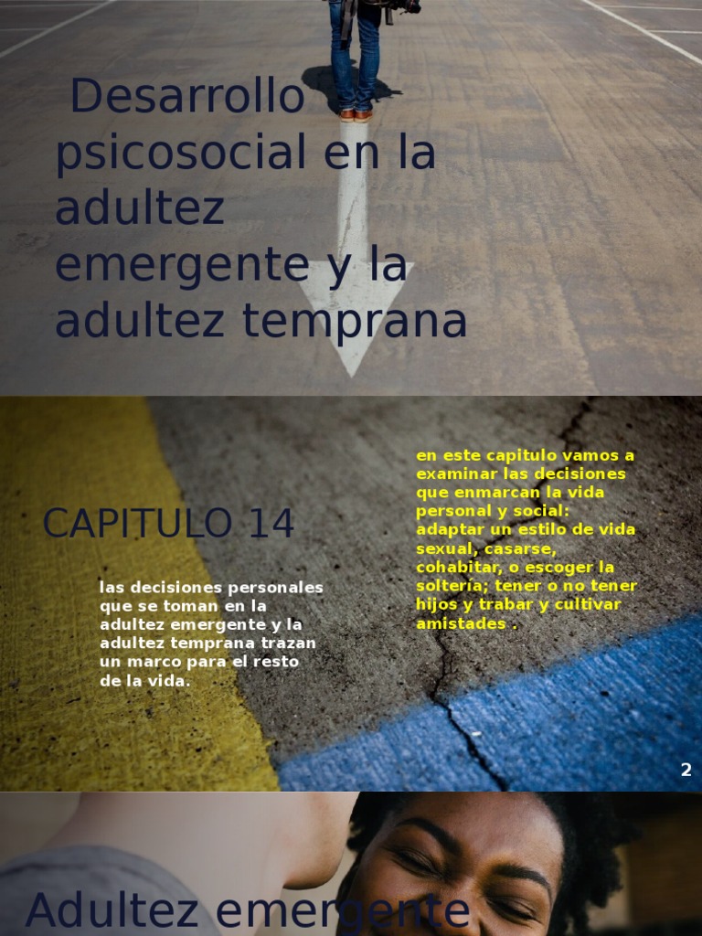 Desarrollo Psicosocial en La Adultez Emergente y La Adutez Temprana | Adultos | Matrimonio