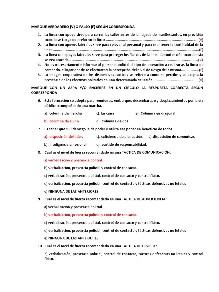 20 Preguntas de Control de Multitudes | PDF | Violencia | Agitación