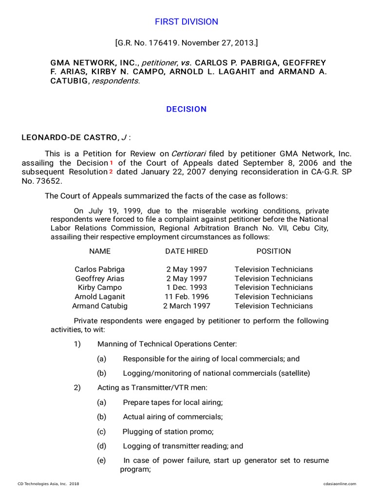 DO 182 17 Guidelines Governing The Employment and Working Conditions of ...