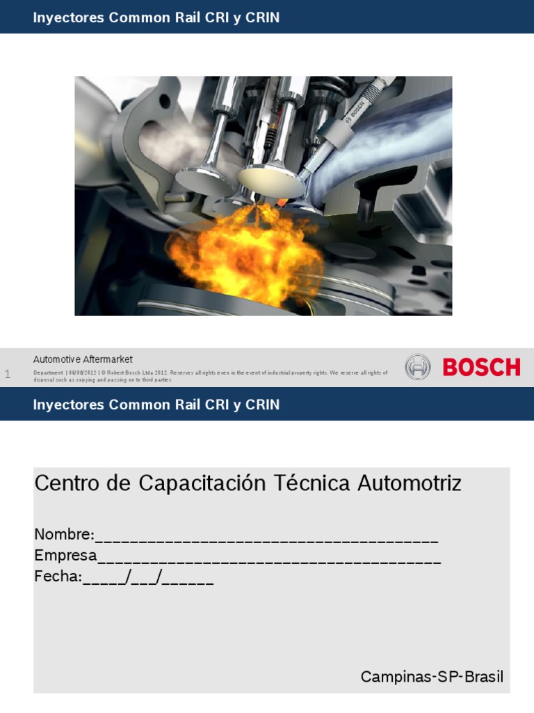 Inyectores CRI y CRIN Teoria | PDF | Internal Combustion Engine ...