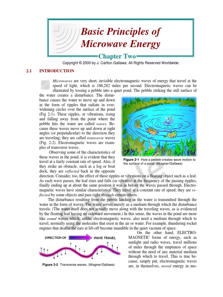 Basic Principles of Microwave Energy: Chapter Two | PDF ...