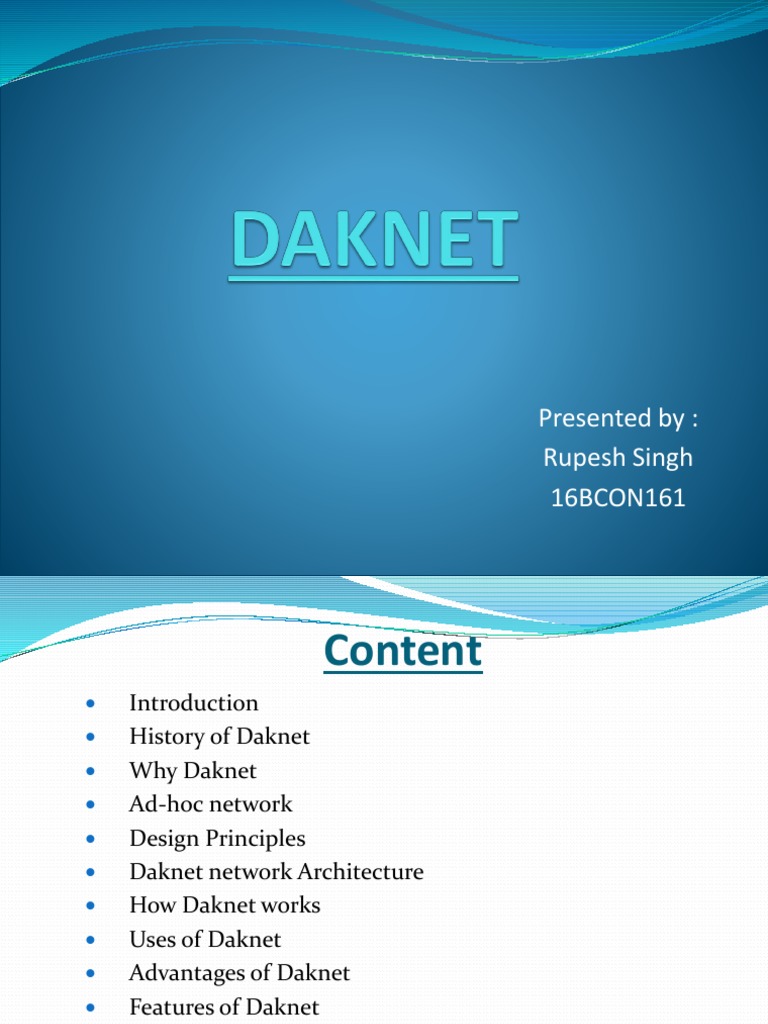 Daknet (Final) | PDF | Wi Fi | Internet Access