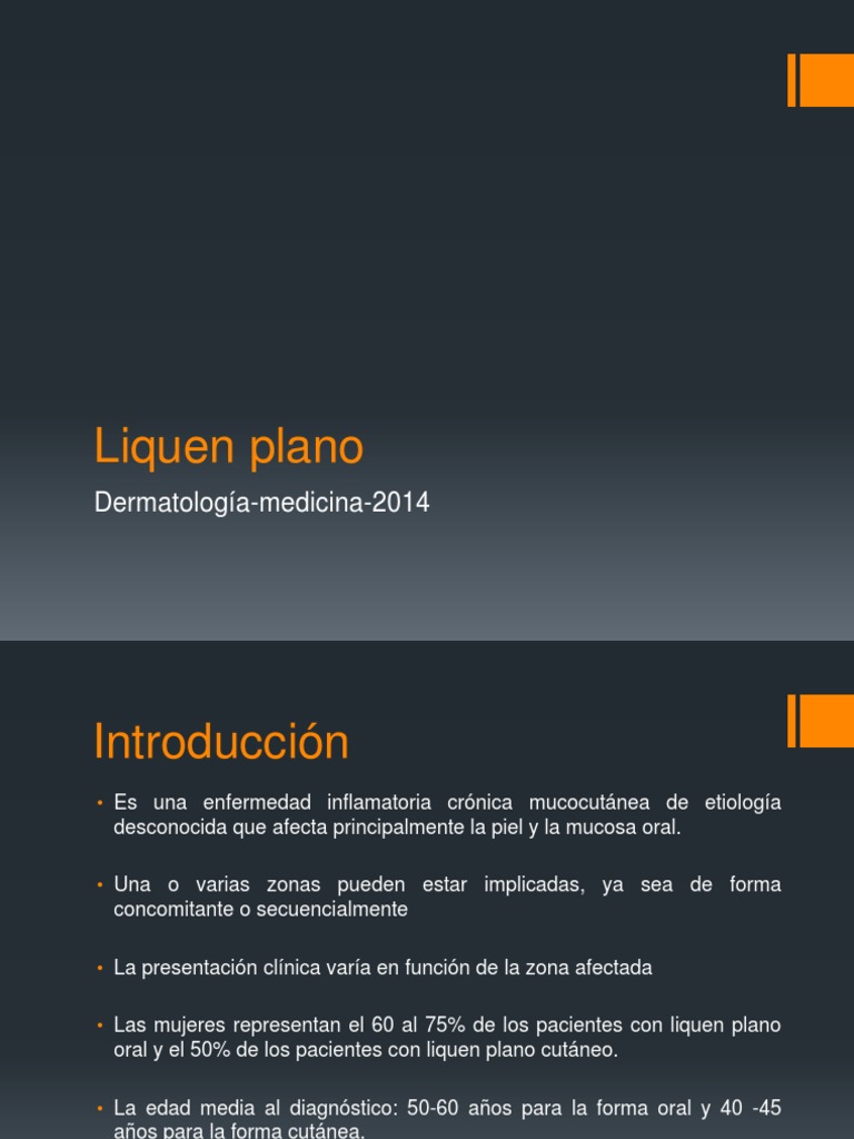 Liquen Plano | PDF | Especialidades Medicas | Medicina CLINICA