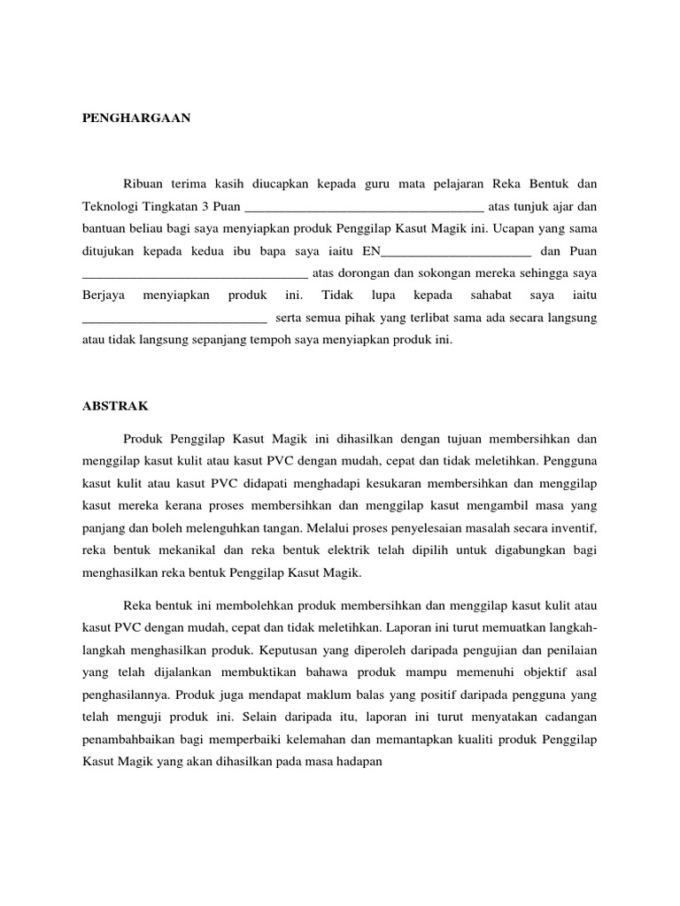 Contoh Laporan Projek Rbt Tingkatan 3 Beg Jeans Galeri Cikgu Norliza ...