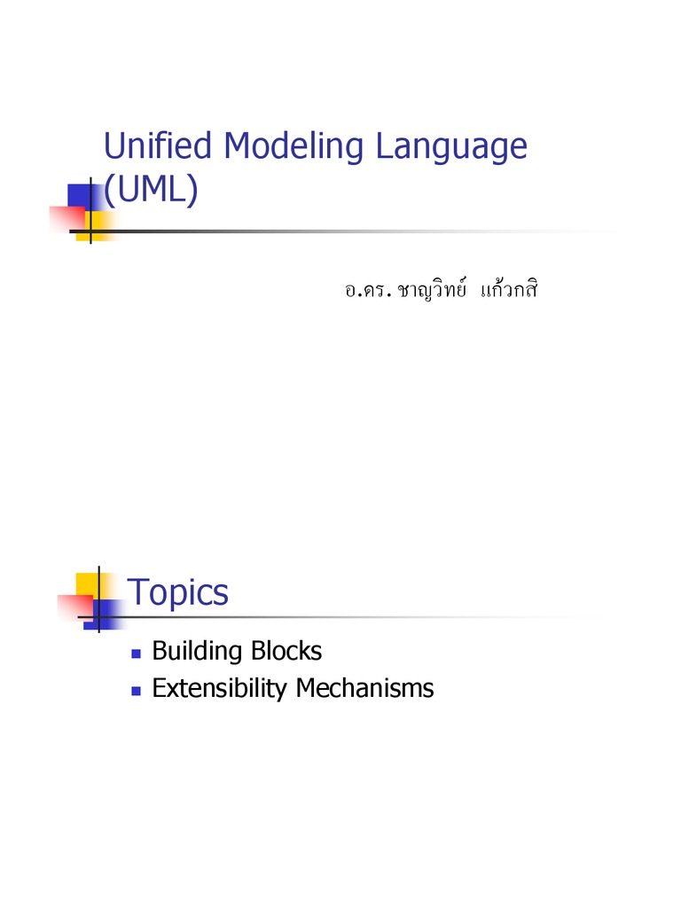 Unified Modeling Language Uml Download Free Pdf Class Computer Programming Unified